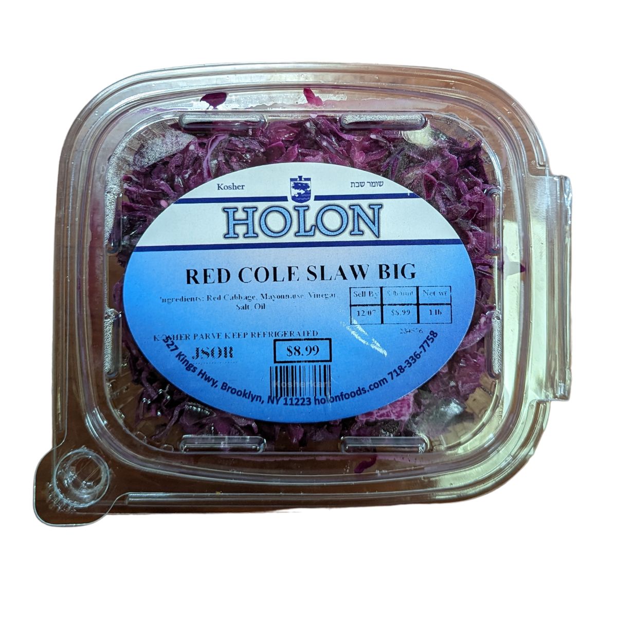 Order Holon Red Cole Slaw 1 lb online | Kosherkart | Best Shabbat Food Menu