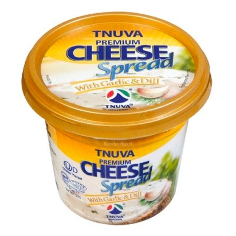 Shop Tnuva Garlic & Dill Cheese Spread 7.94 oz | Kosherkart | Online ...