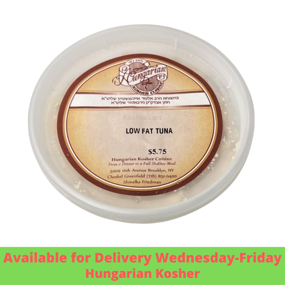 Buy HK Light Tuna Salad Deluxe 8 oz | Kosherkart | Glatt Kosher Shabbat ...